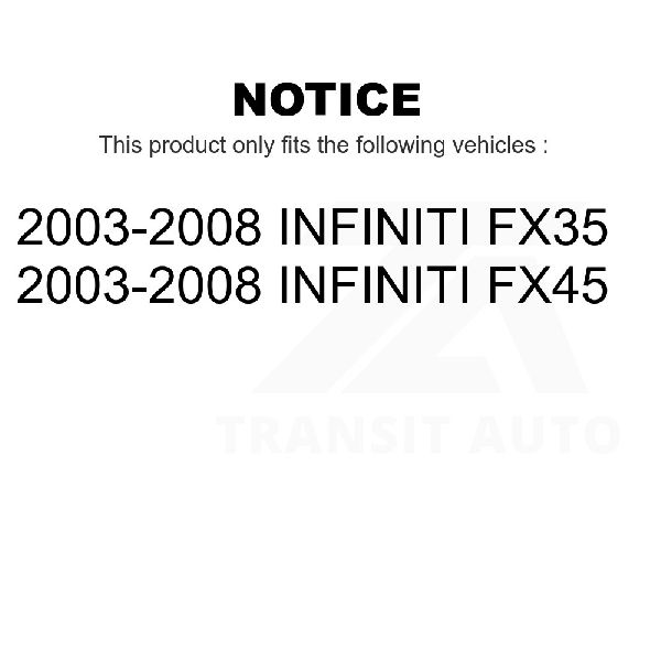 2006 INFINITI FX45 TOR Suspension Control Arm And Ball Joint Assembly ...